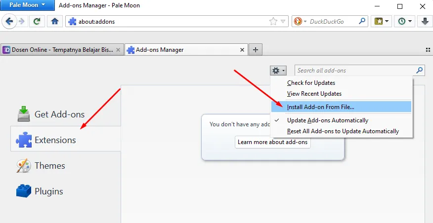 Cara Install iMacros di Browser Pale Moon + Extension Siap Pakai
